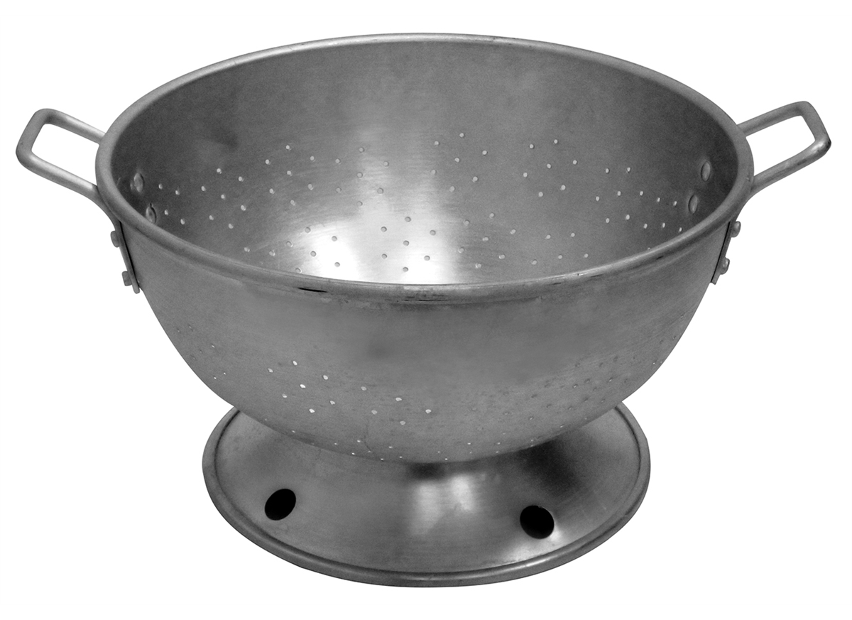 Tacho Alumínio Furo Grosso com Pé 40 cm 14,5 L Vigor