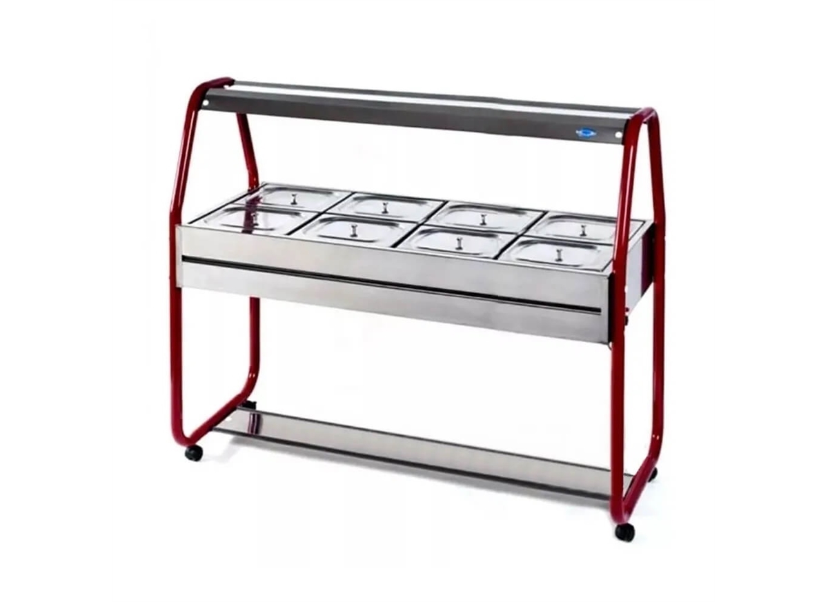 Buffet Térmico 8 GN 1/2 x 100 mm 220 V C Com Inmetro Ibet